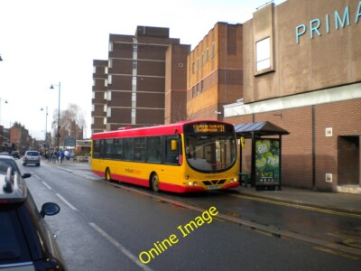 Photo 6x4 Bus on New Street, Burton upon Trent The eastern end of New ...
