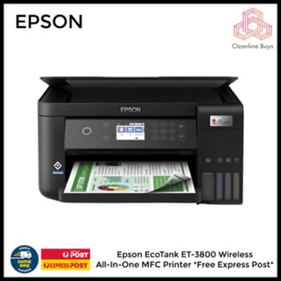 Epson EcoTank ET-3800 Wireless All-In-One MFC Printer *Free Express ...