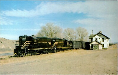 Postcard Colorado & Wyoming Railroad Coal Train at Segundo CO | eBay