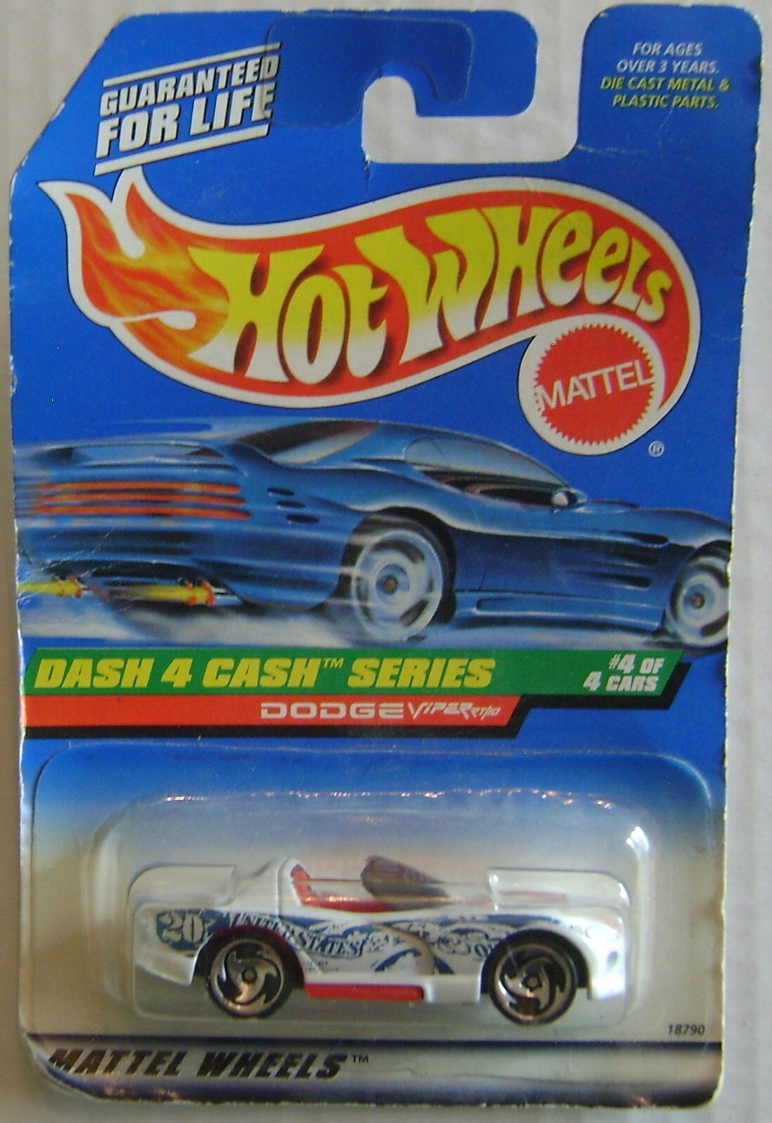 Hot Wheels, Dash 4 Cash Series, Dodge Viper RT/10, 1:64 Die Cast Car | eBay
