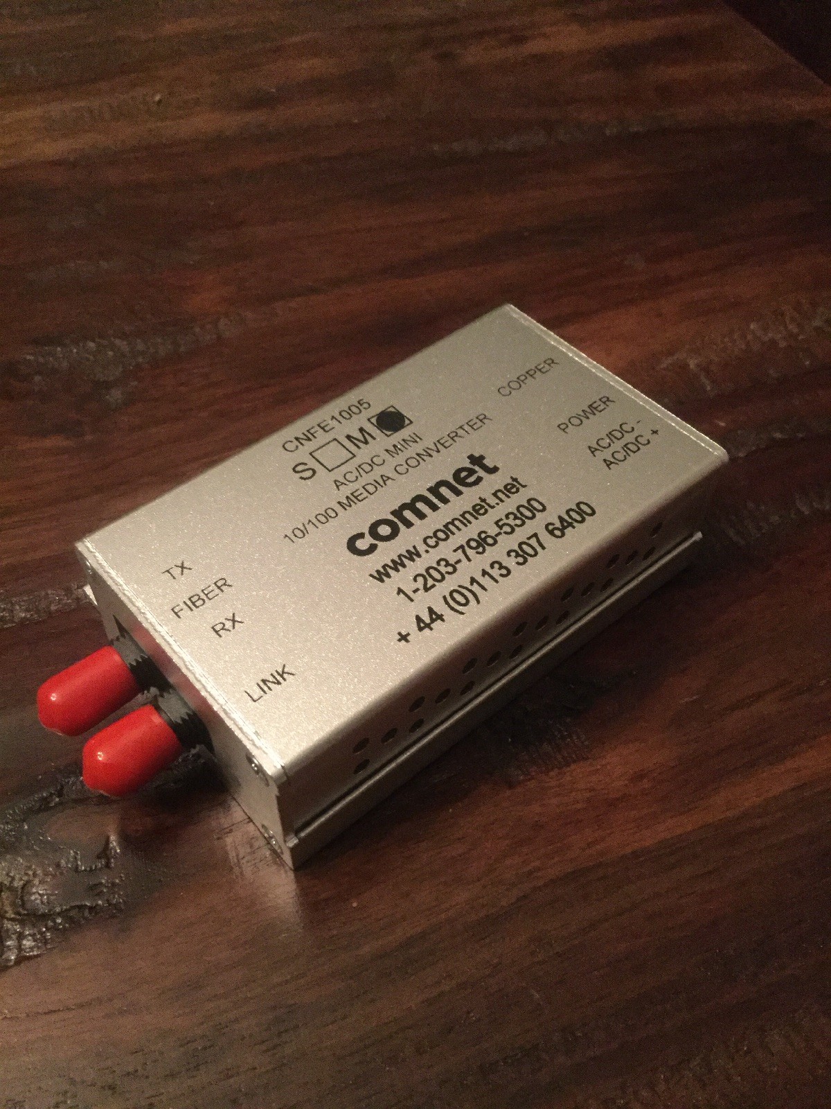 Comnet CNFE1005M2 2 fiber MM ST 100Mbps Media Converter | eBay