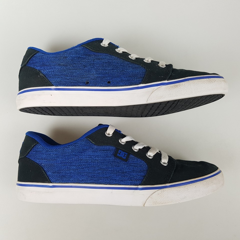 Boy's Girl's DC 'Anvil TX SE' Sz 5 US Shoes Blue Skate Low | 3+ Extra ...