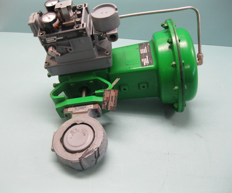 3" 150# Fisher Control 8560 Butterfly Control Valve 1052 Actuator FOR ...