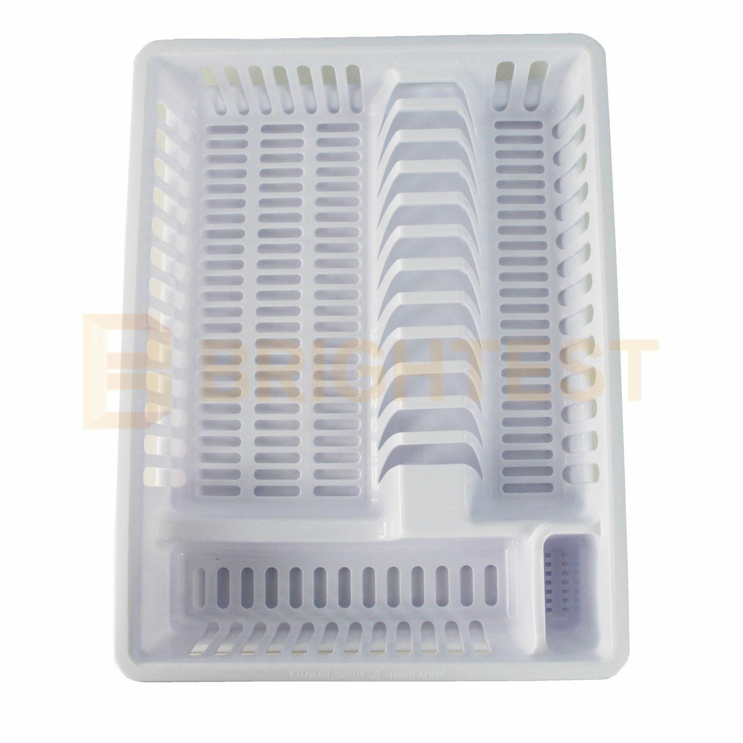 Plastic Dish Rack Plate Drying Cutlery Holder Drainer Dishrack Tray Set ...