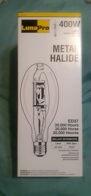 LUMAPRO METAL HALIDE ED37, 400W, M59/E MOGUL BASE, 20,000 HOURS | eBay