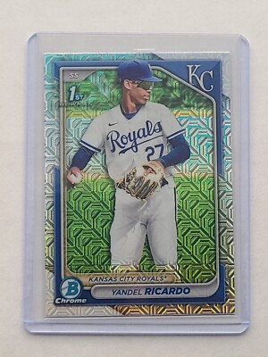 2024 Bowman Chrome 1st Yandel Ricardo Mojo Refractor RC | eBay