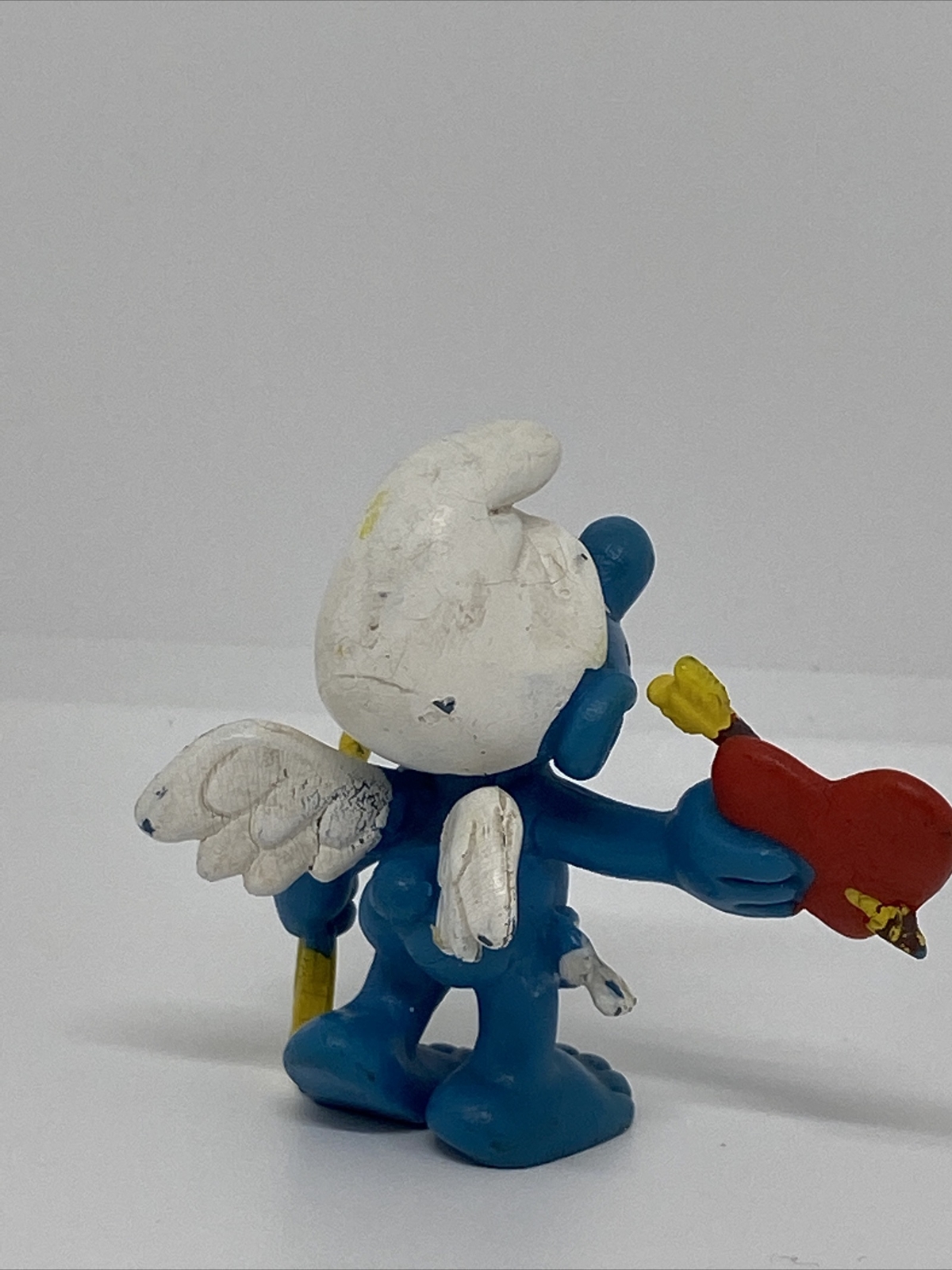 Smurfs Amour Cupid Smurf 20128 Valentine Figure Vintage 80s Toy PVC Lot ...