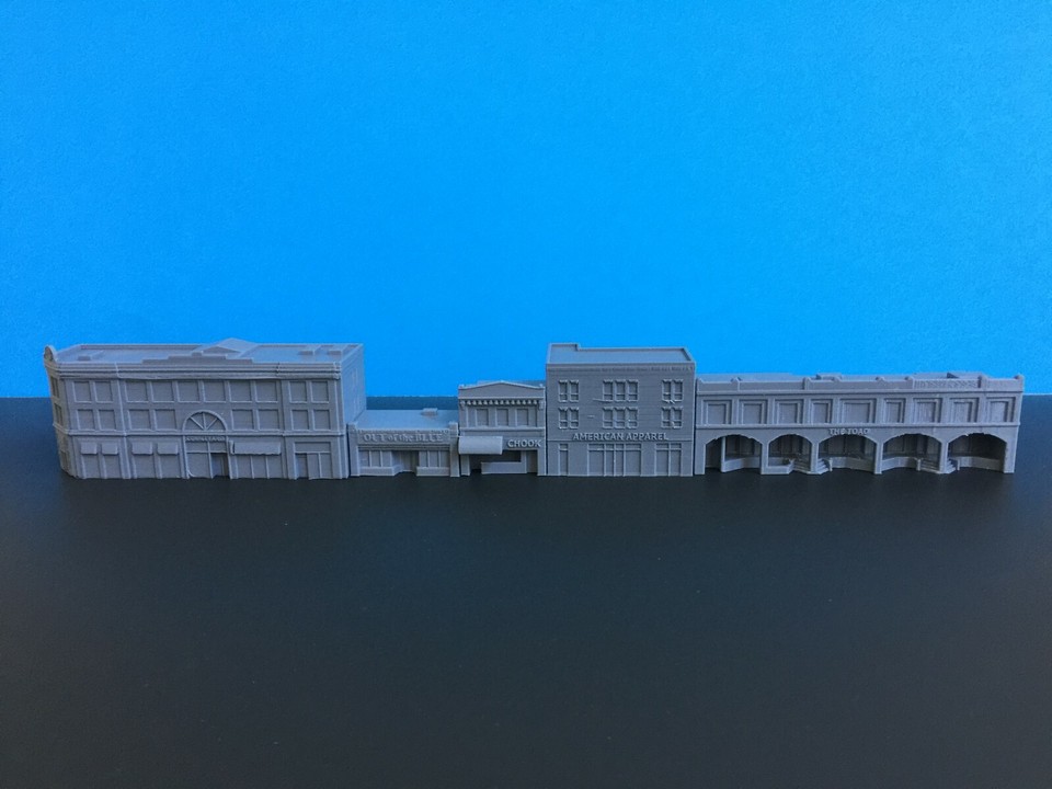 " The Courtyard "Urban City Building - N Scale - 1:160 - No Assembly ...