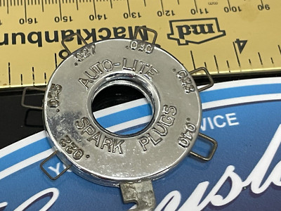 Vintage Auto Lite Wire Spark Plug Gap Gapper Gauge USA Ford Memorabilia ...