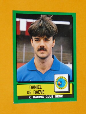 #141 DANIEL DE RAEVE RACING CLUB GENK PANINI FOOTBALL 89 1988-1989 ...