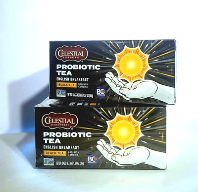 CELESTIAL SEASONING BC 30 PROBIOTIC TEA ENGLISH BREAKFAST BLACK TEA ...