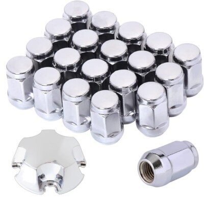 CHROME HOLDEN INTERCEPTOR CAPS CHROME ACORN WHEEL NUTS VQ VR WH WK WL ...