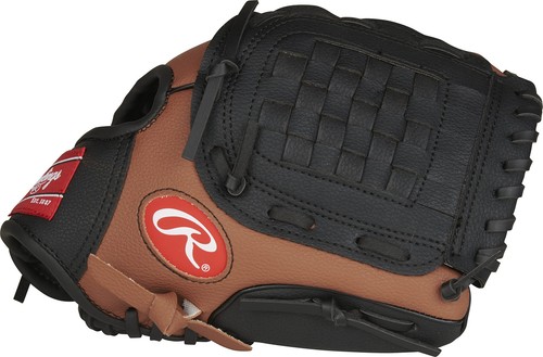 Rawlings 10.5 Youth Baseball Mitt Right Hand Throw Ages 6-8 Dark Tan ...