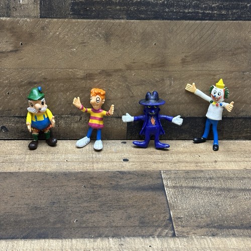 Lot of 4 Vintage Bendable Jack In The Box Toy Figures 1970's Imperial ...