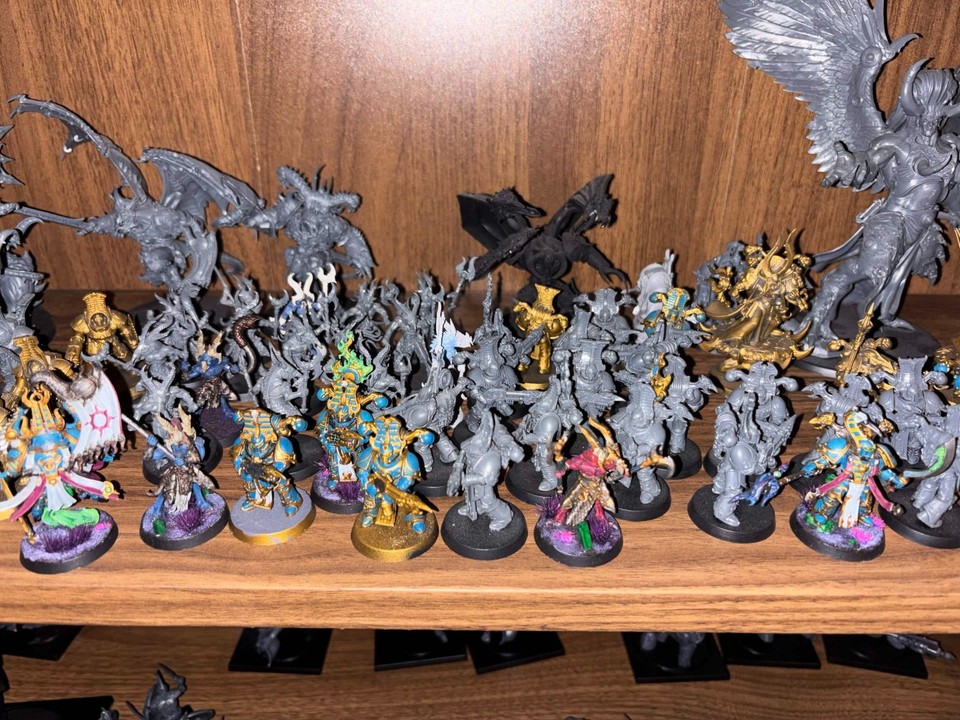 40K Thousand Sons Full Army, fully built, mostly unpainted, over 2k ...