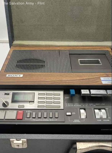 Sony Confer-Corder Four Track Portable Cassette Tape Recorder ...