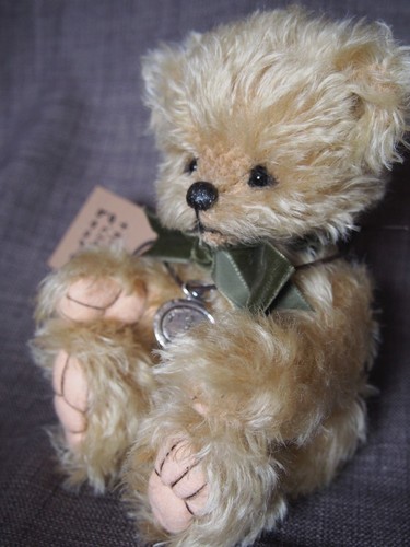 Artist Bear OOAK 3 O'Clock Bears Jenny Johnston Mohair 9'' | eBay