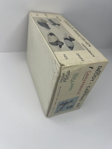 Mini Decoy Wood Carving Kit - Mallard - Canvasback Duck - Used | eBay