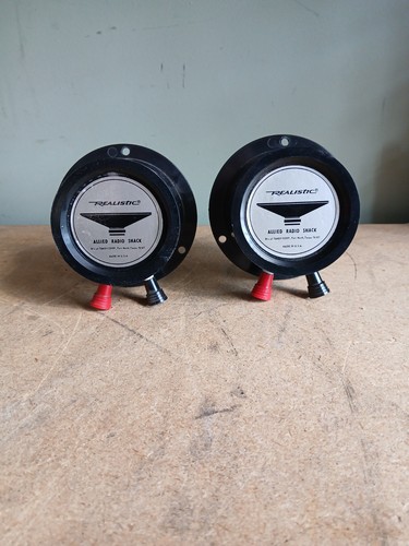 Realistic Allied Radio Shack Tweeter Pair 8 ohm nice | eBay