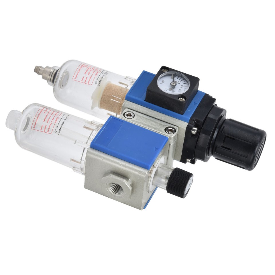 PT1/8 PT1/4 Air Compressor Flow Filter Pressure Regulator Lubricator ...