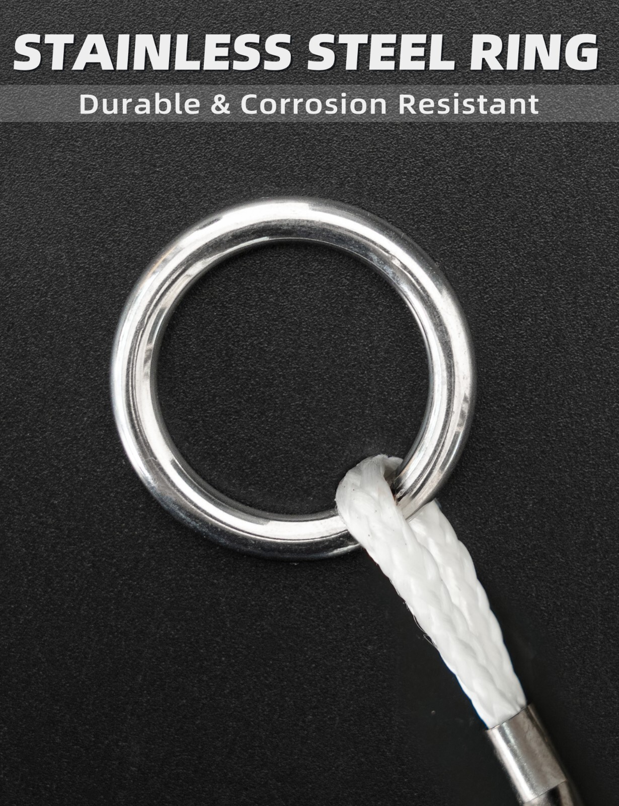 BLUEWING Fish Stringer Heavy Duty Stainless Steel Spike Floating Rope ...