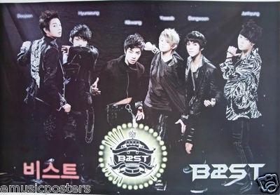 B2ST "BAND MEMBER'S NAMES" ASIAN POSTER-Korean Boy Band, K-Pop, Dance ...
