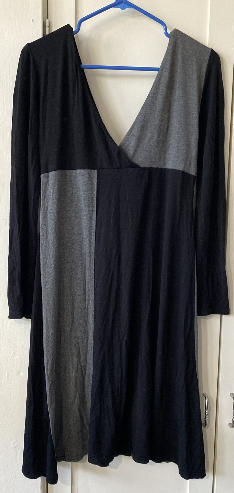 Sandro Ferrone Roma Brown Spotted Pattern 3/4 Sleeve Midi Tie Back ...