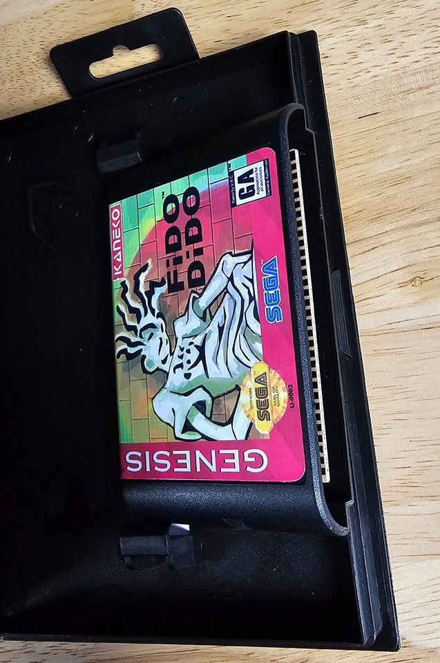 FiDO DiDO (Unreleased) 16 Bit MD Game & Case For Sega Mega Drive ...