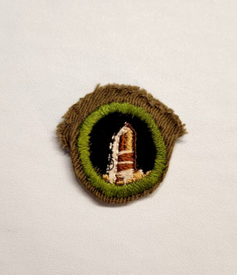 BSA Boy Scout Merit Badge Rocks & Minerals Type C Narrow 1937-1946 | eBay