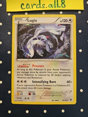 Pokémon TCG Lugia Fates Collide 78/124 Holo Exclusive | eBay