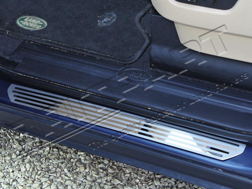 LAND ROVER LR3 & LR4 FRONT & REAR SIDE SILL TREAD SELF ADHESIVE PLATE ...