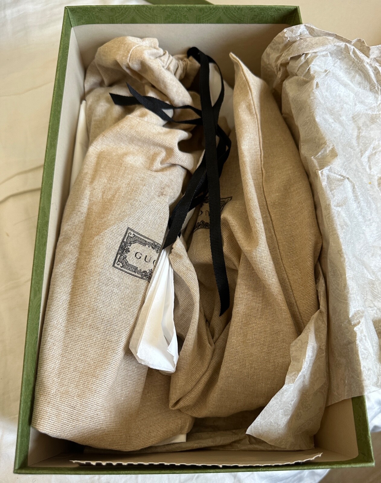 Gucci Men's Leather Jordaan Loafer Slip-On Almond Apron Toe Size 6 ...