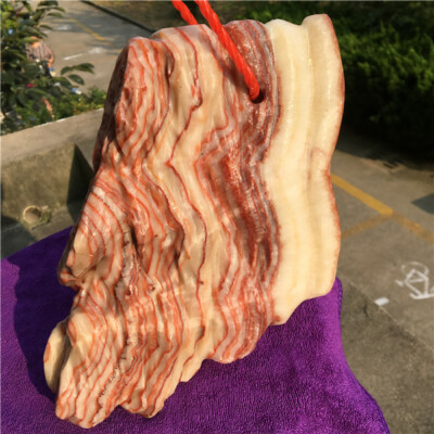 2651g Natural Polished Pork Stone Meat specimen X335 | eBay