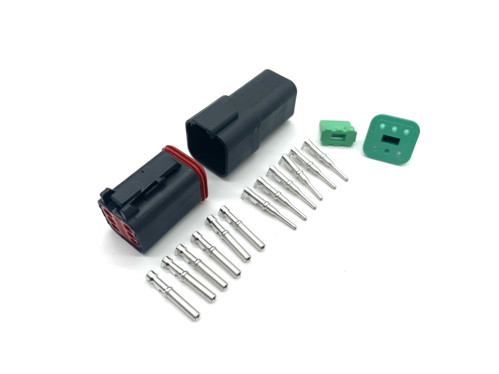 DEUTSCH DT 12V KFZ Crimp Stecker Steckverbinder / Wasserdicht 2 3 4 6 8 ...