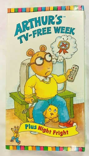 Arthur: Arthur's TV Free Week (VHS, 1999) Plus Night Fright NEW SEALED ...