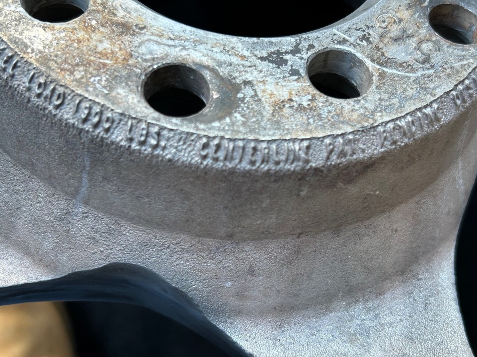 (4) 15" VINTAGE CENTERLINE HELLCAT HIGH POLISHED WHEELS 15X7 RIMS 5X5 ...