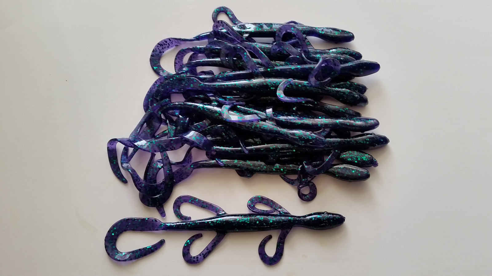 50 pk 6" Lizard - JUNEBUG - Soft Plastic Lizards Bass Fishing - SCENT ...