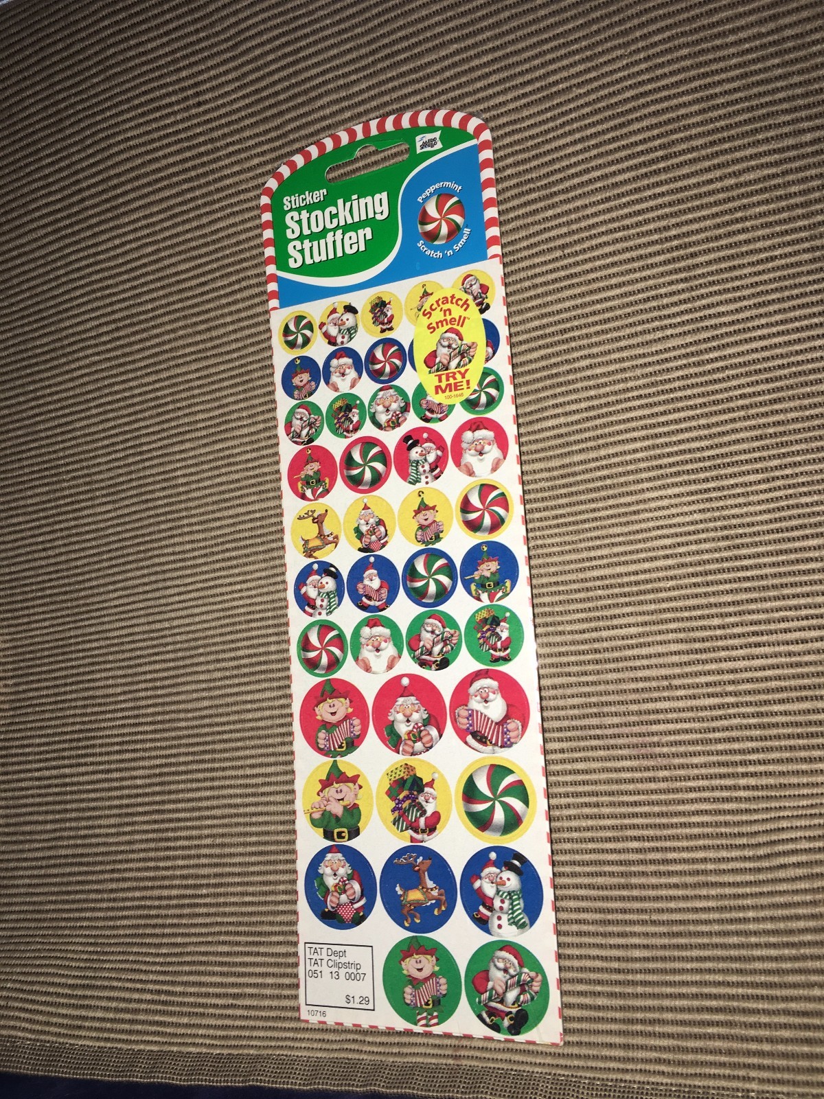 New Sealed Mello Smello Scratch & Sniff Smell Peppermint Scented ...