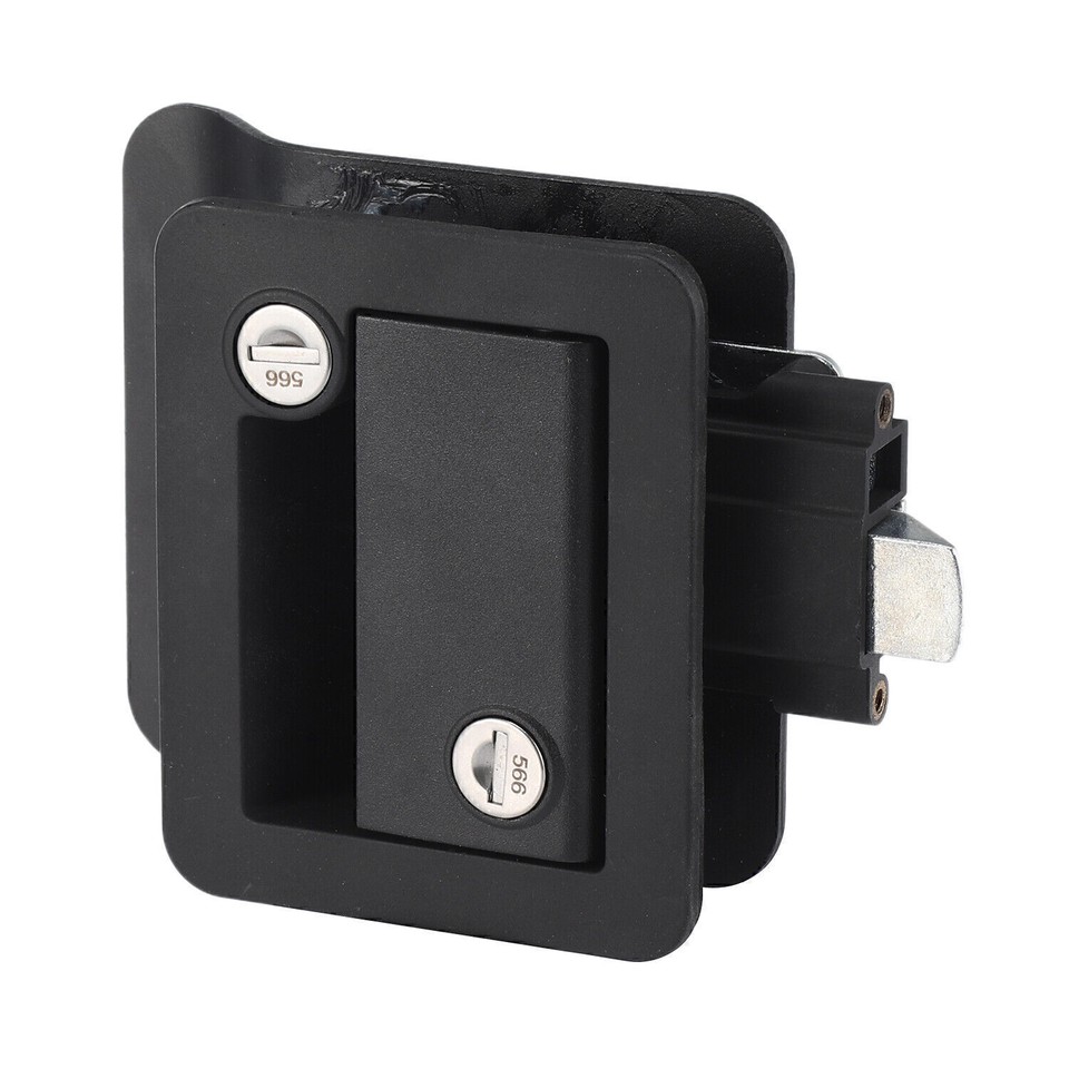 RV Paddle Entry Door Lock Latch Handle Knob Deadbolt For Camper Trailer ...