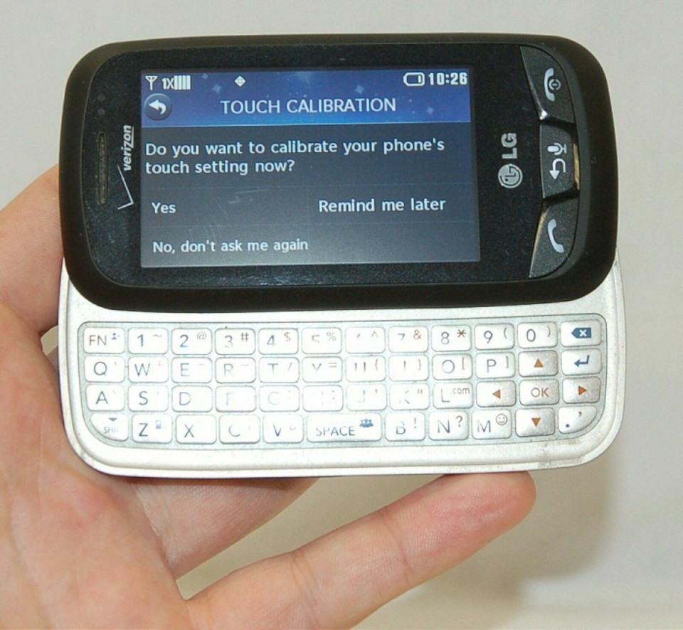 LG VN270 Cosmos Touch Cell Phone Verizon CDMA Wifi 3G slider keyboard ...