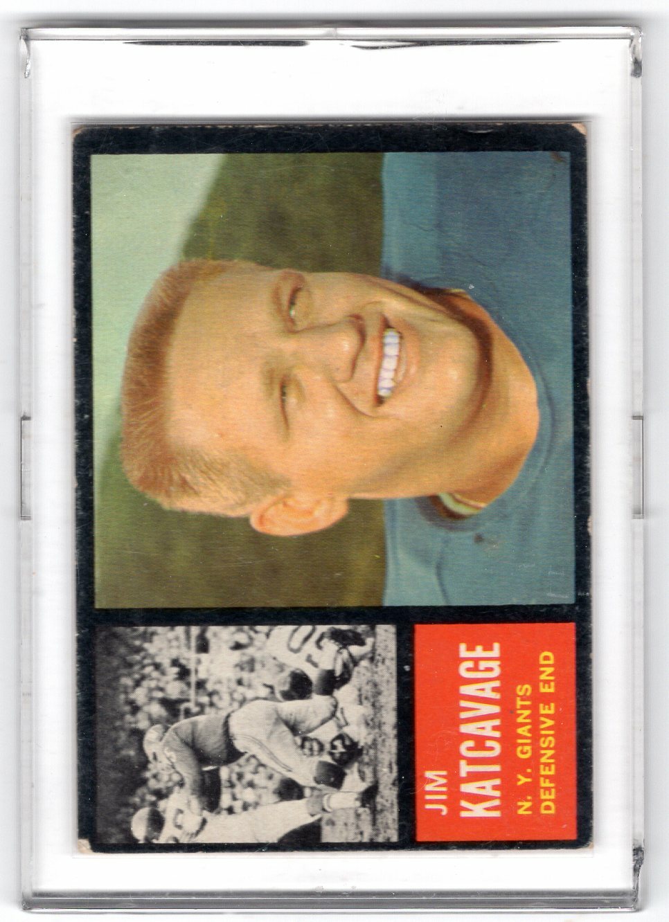 1962 Topps Jim Katcavage #109 New York Giants ( RC ) / VG | eBay