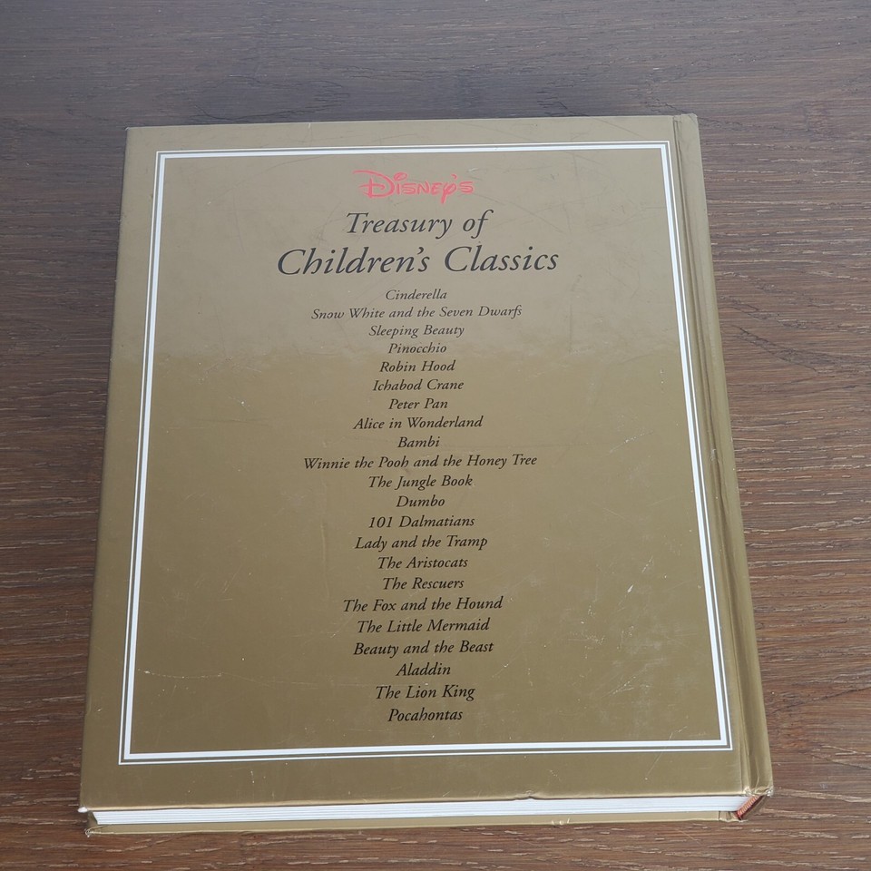 1997 Disney's Treasury of children's Classics Hardcover Missing dust ...