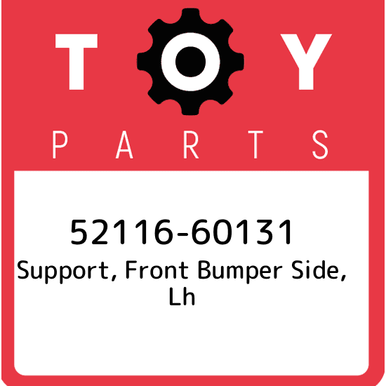 52116-60131 Toyota Support, front bumper side, lh 5211660131, New ...