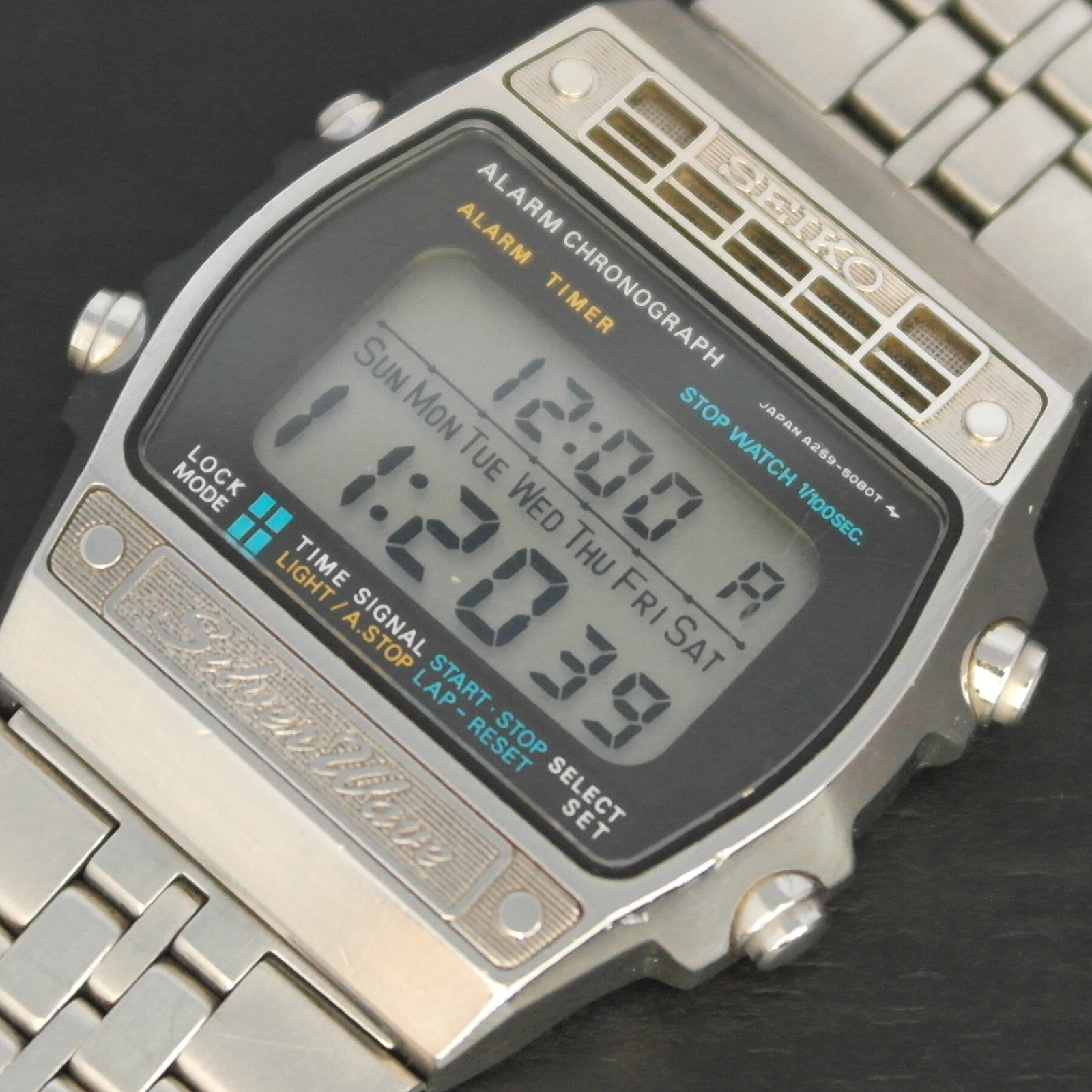 Vintage Seiko Digital Quartz Original Bracelet 1979 M… - Gem