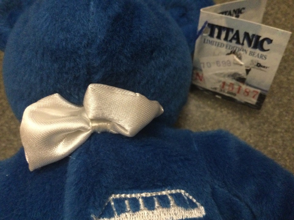 Vintage SS Titanic Ship Bear 1999 Limited Edition Number 15187 | eBay