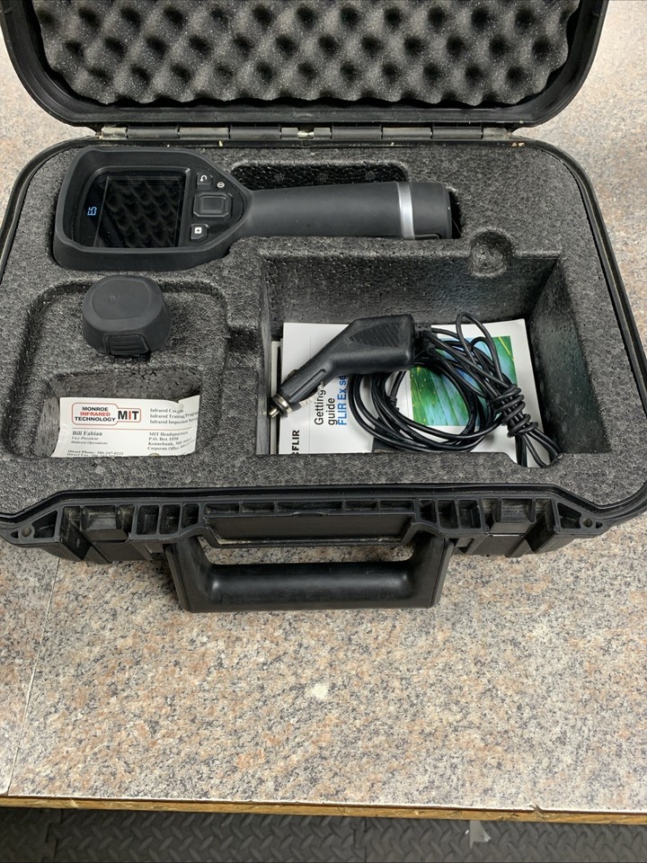 Flir E5 Thermal Imaging Camera E63900 With Case, 2 Batteries, Manual ...