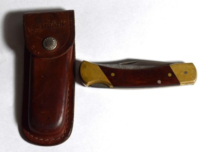 Vtg. Master Mechanic USA MML7 Folding Hunting Knife w Schrade Sheath ...