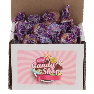 SECRET CANDY SHOP Nips Hard Candy Bulk in Box (Butter, Pack of 25) 25 ...