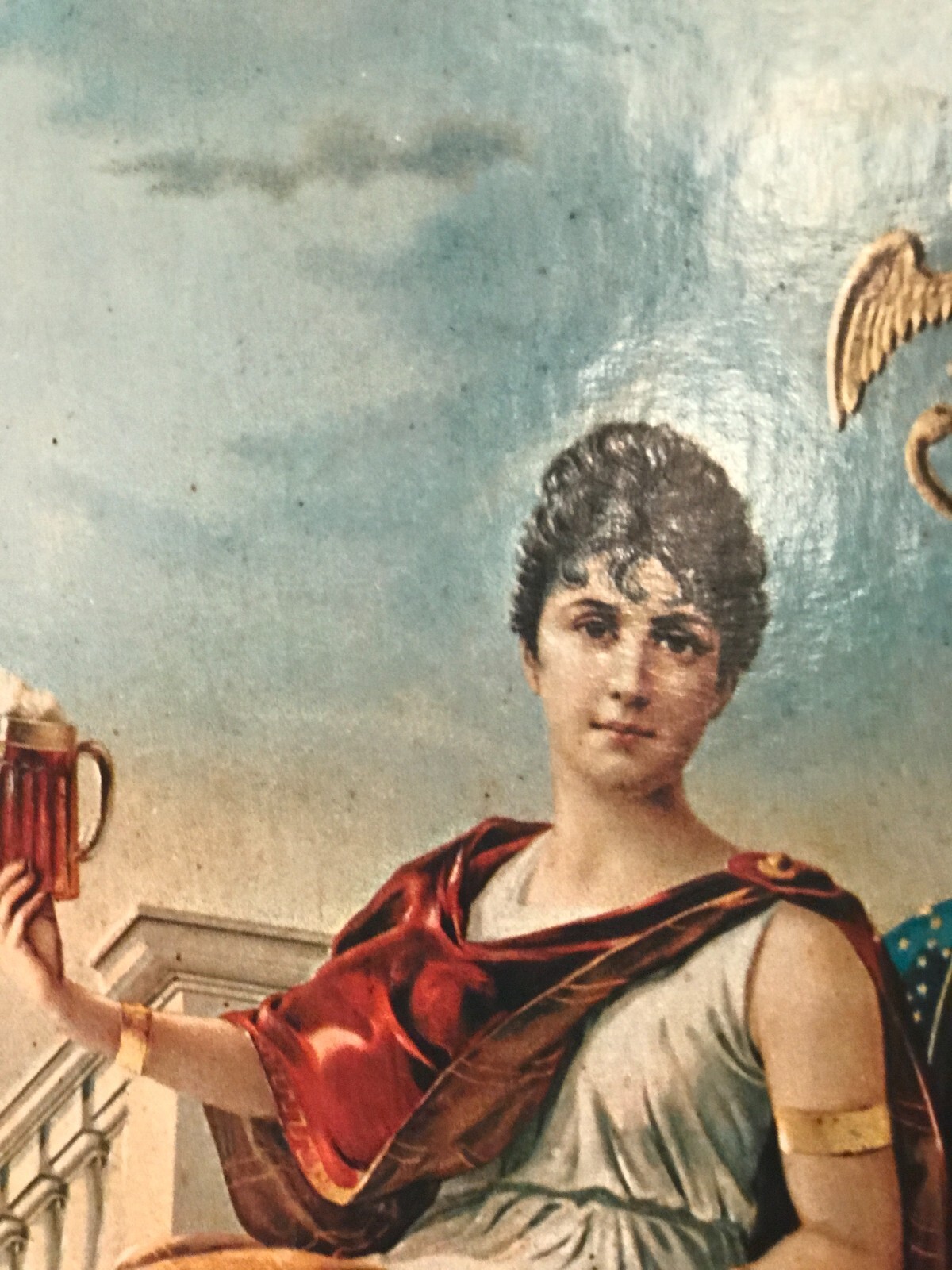 Jackson Koehler Brewery Cardboard Retail Counter Ad Sign Vintage Erie ...