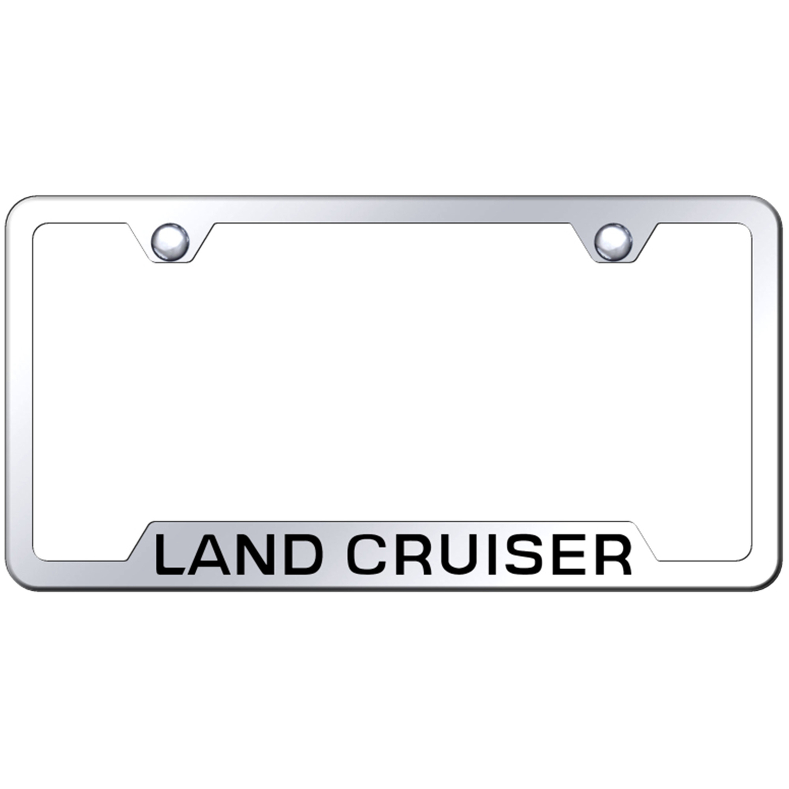 Toyota Land Cruiser Logo Cut-Out License PLate Frame | eBay